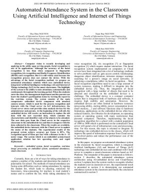 Automated attendance system in the classroom using artificial ...