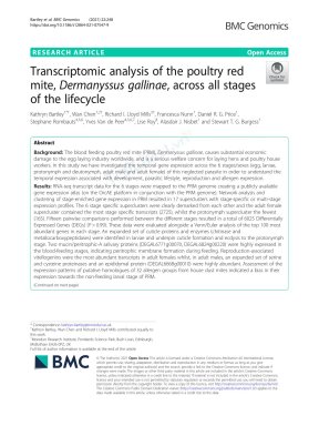 Transcriptomic analysis of the poultry red mite, dermanyssus gallinae ...