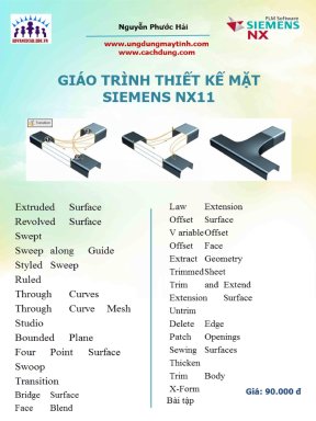 Giáo trình thiết kế mặt siemens nx11
