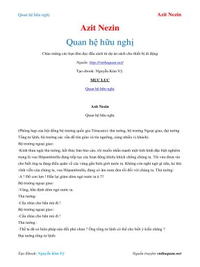 Quan hệ hữu nghị azit nezin