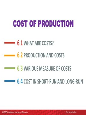 Lecture microeconomics chapter 6 cost of production