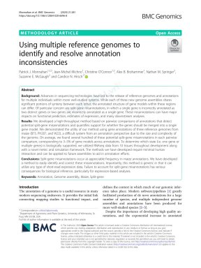 Using multiple reference genomes to identify and resolve annotation inconsistencies