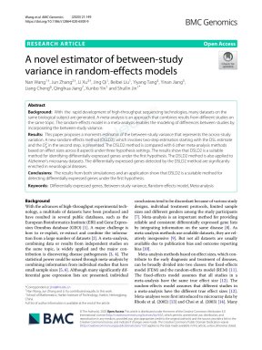 A novel estimator of between study variance in random effects models