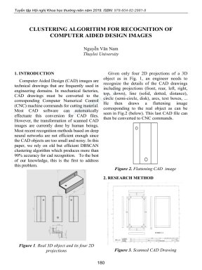 Clustering algorithm for recognition of computer aided design images