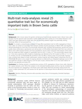 Multi trait meta analyses reveal 25 quantitative trait loci for ...