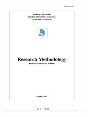 Research methodology (for the 2nd year english students) introduction ...