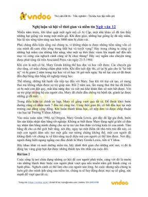 Nghi luan xa hoi ve thoi gian va niem tin