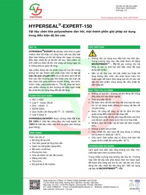 HYPERSEAL® EXPERT150 Vật liệu chèn khe polyurethane đàn hồi, một thành ...