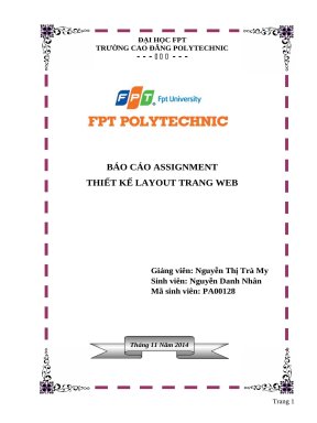 Bài Số 2 Assignment Web1032 Thiết Kế Layout Cho Website.docx