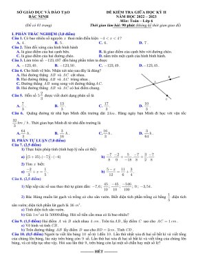 De kiem tra giua hoc ky 2 toan 6 nam 2022 2023 so gddt bac ninh