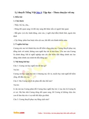 Ly thuyet tap doc thua chuyen voi me