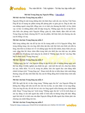 Mo bai trong long me