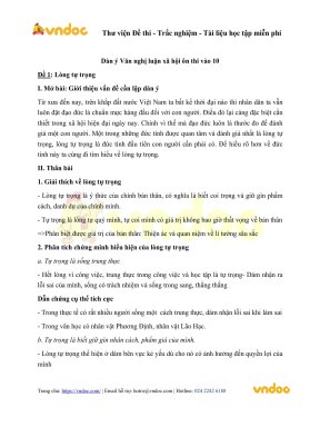 Lap dan y van nghi luan xa hoi on thi vao lop 10