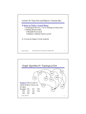 Bài giảng 20 topo sort và ý tưởng tham lam của dijkstra oposort