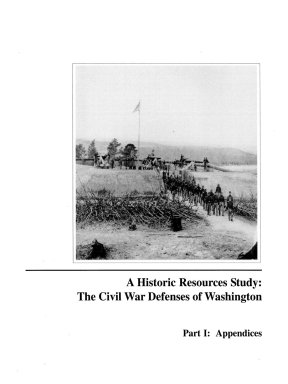 Historic Resource Study Civil War Defenses Of Washington_Part I ...