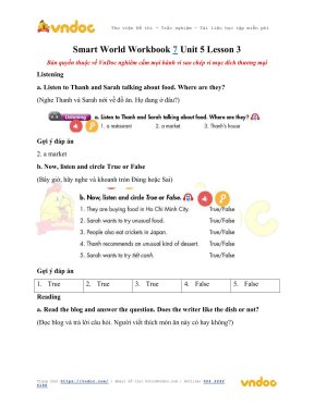 Smart World Workbook 7 Unit 5 Lesson 3
