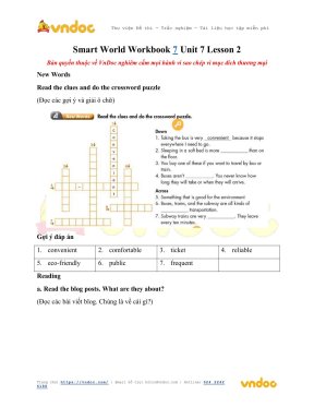 Smart World Workbook 7 Unit 7 Lesson 2