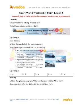 Smart World Workbook 7 Unit 7 Lesson 3