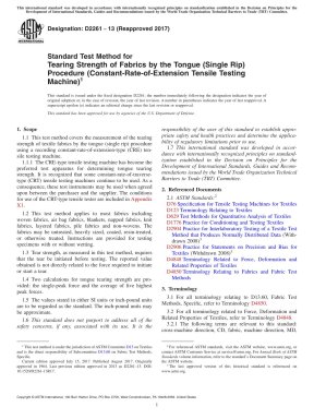 Astm d 2261 13 (2017)