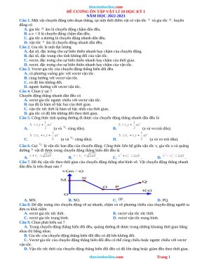 Thuvienhoclieu com de cuong on tap vat li 10 hk1