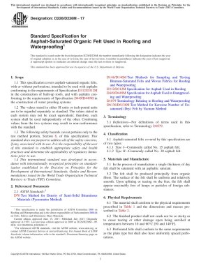 Astm d 226 d 226m 17