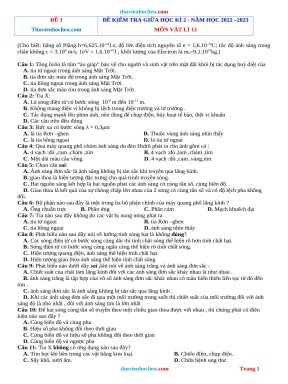 Thuvienhoclieu com bo de thi giua hk2 vat li 12 nam 2023