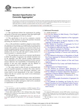 Astm c 33 c 33m 16e1