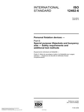 Tiêu chuẩn iso 12402 6 2006