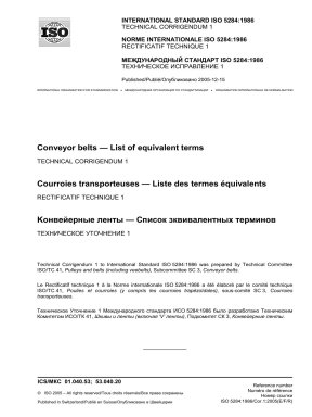 Tiêu chuẩn tiêu chuẩn iso 05284 1986 cor1 2005