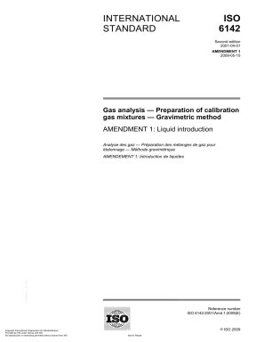 Tiêu chuẩn iso 06142 2001 amd1 2009