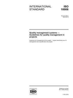 Tiêu chuẩn tiêu chuẩn iso 10006 2003