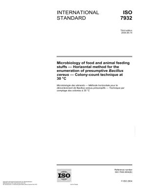 Tiêu chuẩn iso 07932 2004