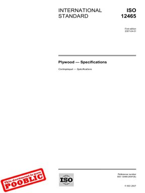 Tiêu chuẩn iso 12465 2007