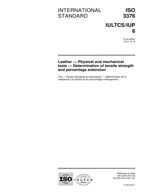 Tiêu chuẩn iso 03376 2011