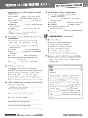 Cambridge prepare level 1 units tests 2nd edition
