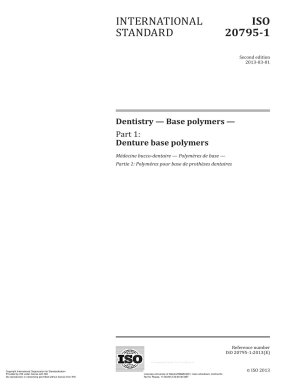 Tiêu chuẩn iso 20795 1 2013