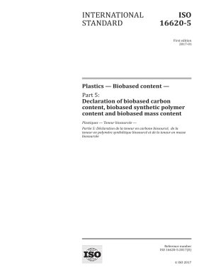 Tiêu chuẩn iso 16620 5 2017