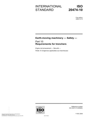 Tiêu chuẩn iso 20474 10 2008