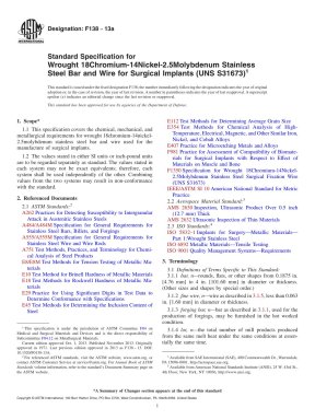 Astm f 138 13a