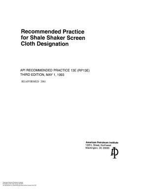 Api rp 13e 1993 (2001) scan (american petroleum institute)