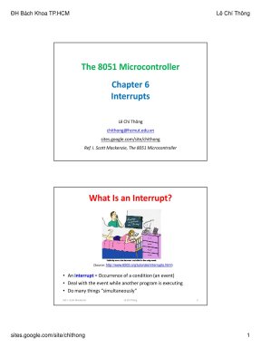 8051 chap6 interrupts VI XỬ LÝ