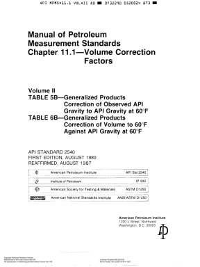 Api mpms 11 1 2 1980 scan (american petroleum institute)