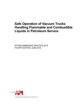 Api rp 2219 2016 (american petroleum institute)