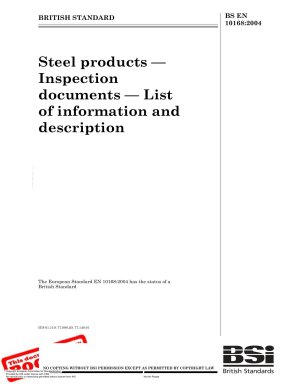 Bsi bs en 10168 2004