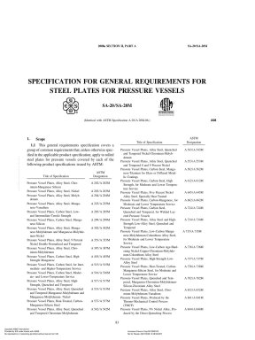 2007 asme boiler and pressure vessel code asme section ii a sa 20 sa ...