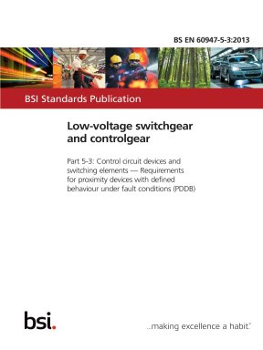 Bsi bs en 60947 5 3 2013