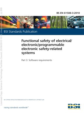 Bsi bs en 61508 3 2010