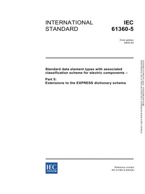 Iec 61360 5 2004