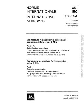 Iec 60807 1 1991 scan