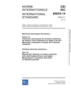 Iec 60034 14 2007